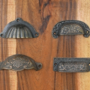 Drawer Cup Pull Handles, Cabinet Dresser Cup Bin D Pull Handle Knob ...