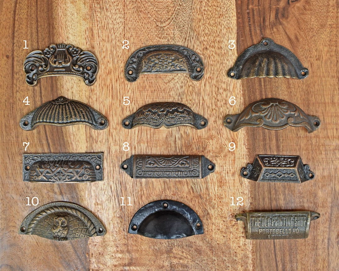 Drawer Cup Pull Handles, Cabinet Dresser Cup Bin D Pull Handle Knob ...