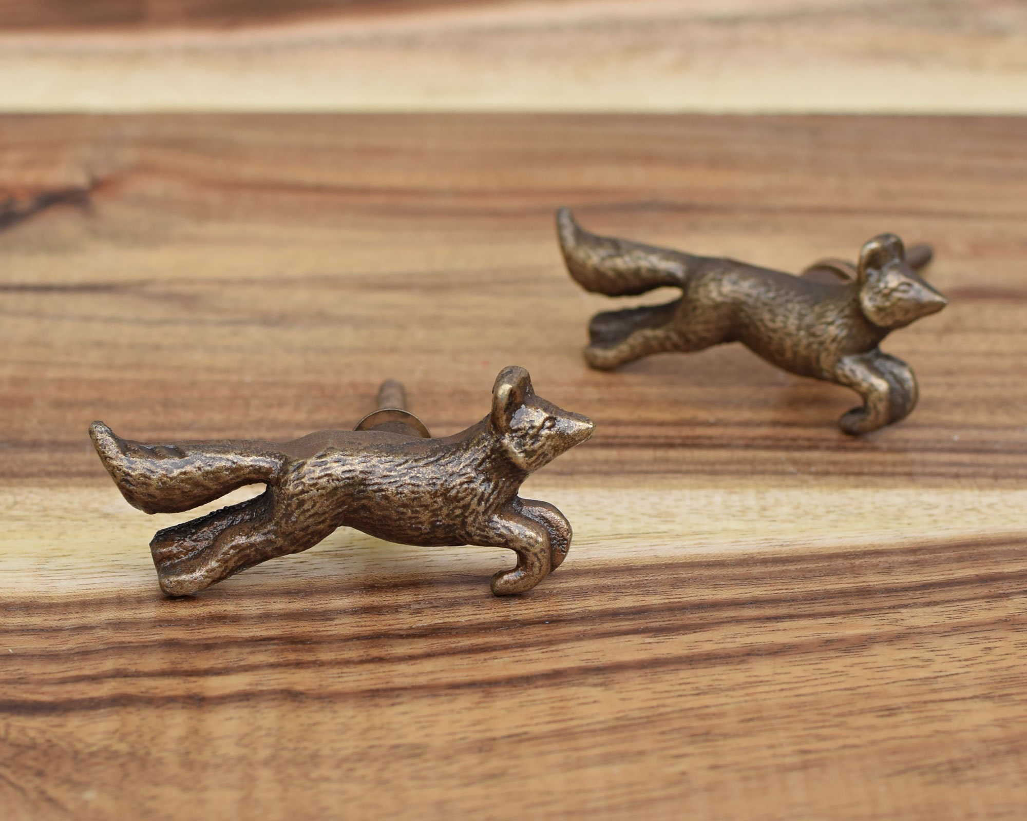 Vintage Animal Cabinet Drawer Knobs Handles Antique Bronze - Etsy UK