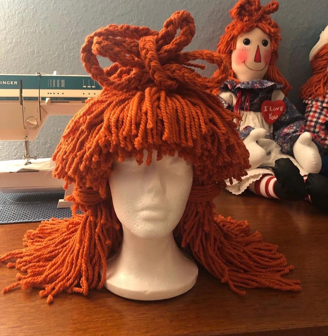 Custom Raggedy Ann Yarn Costume Wig - Etsy