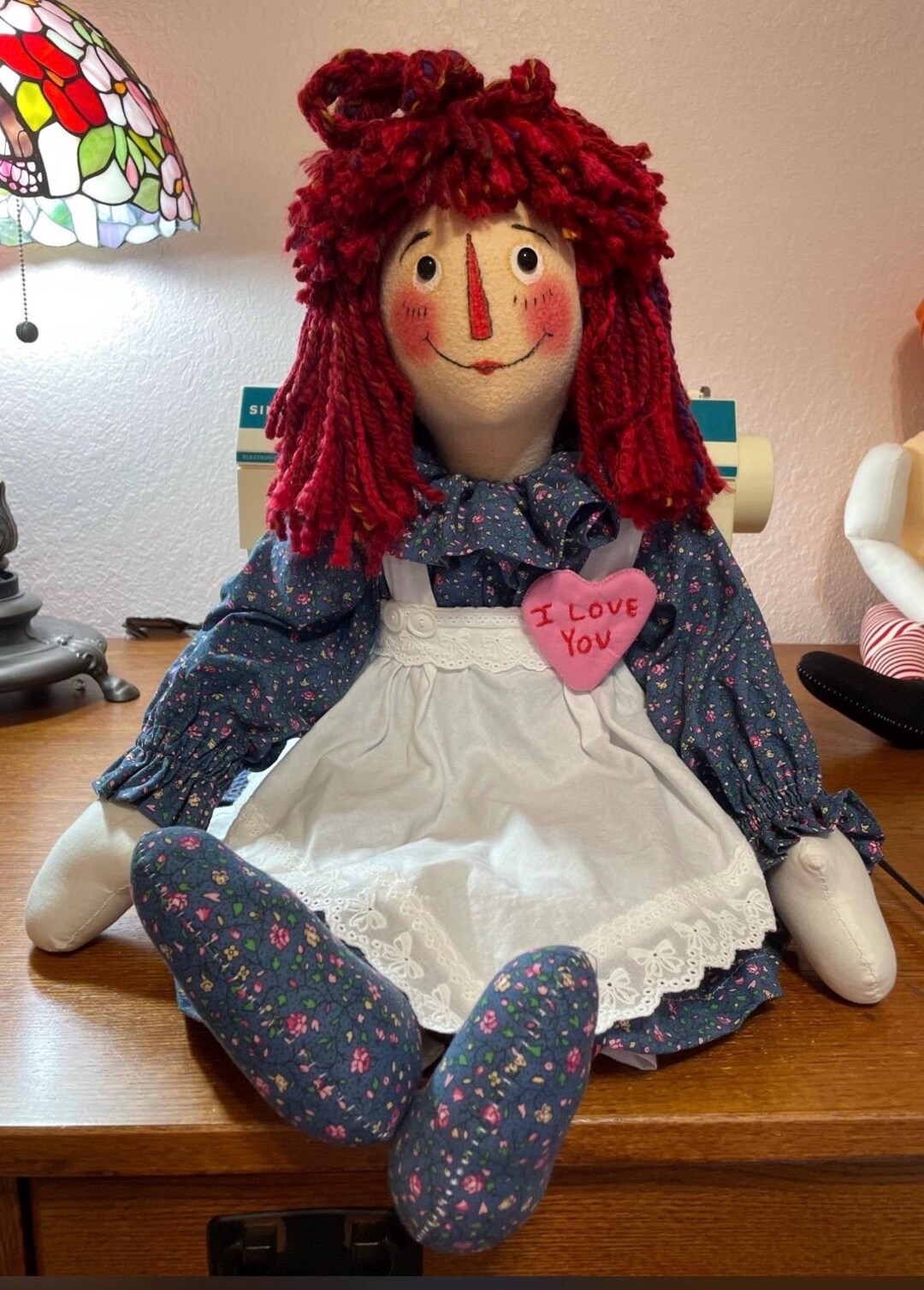 30” Felt Head Raggedy Ann Doll - Etsy