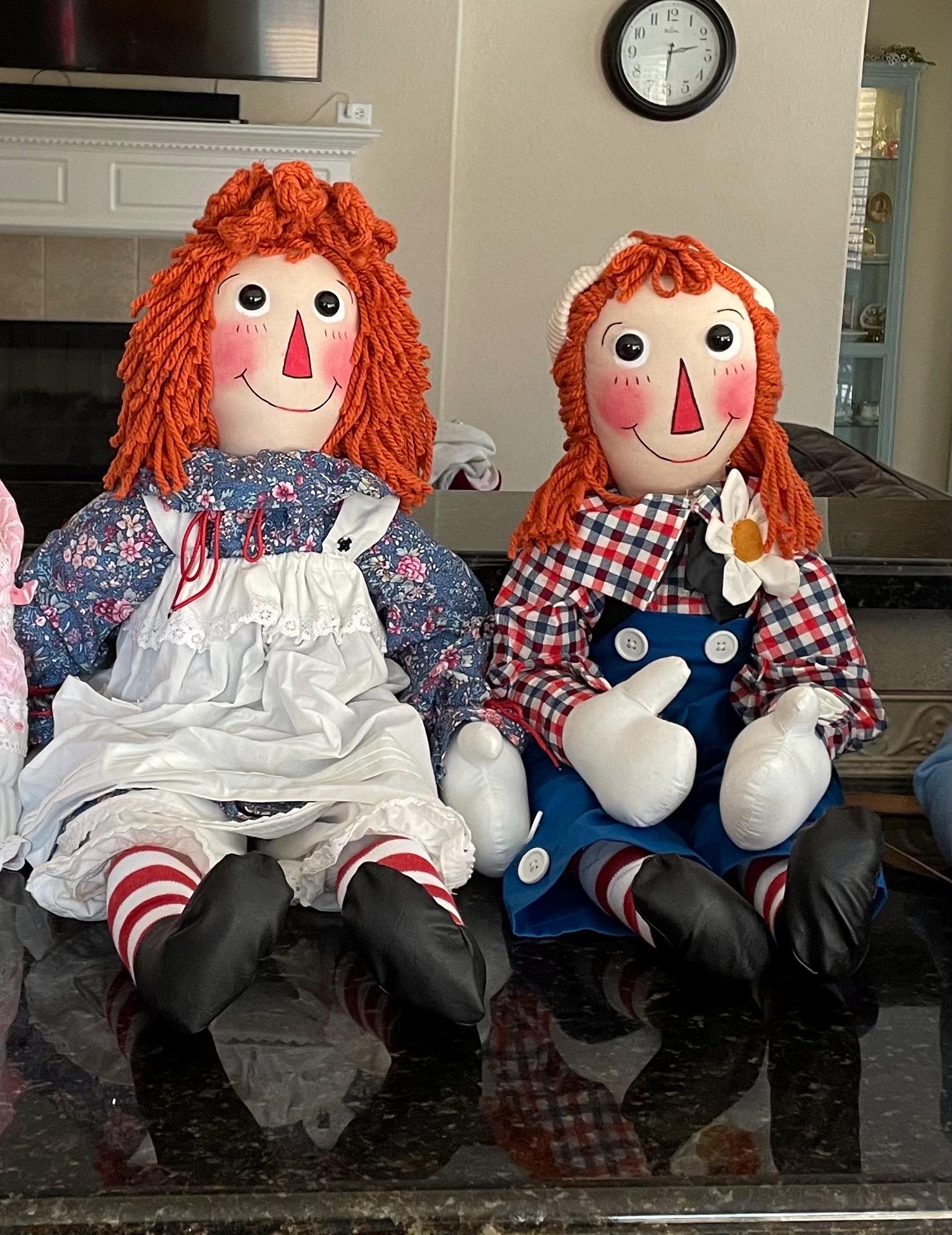 30 Orange Haired Raggedy Ann and Andy Pair - Etsy