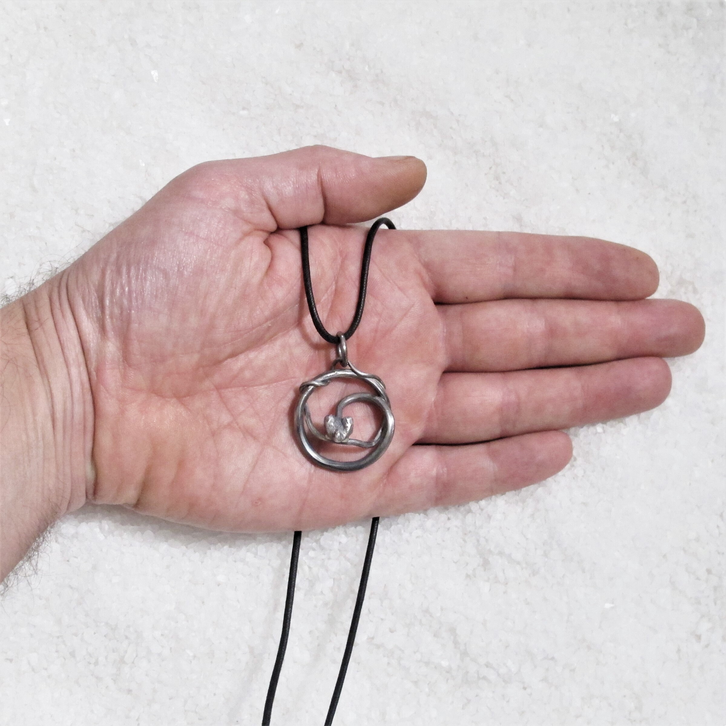 Snake Jormungand Viking Uroboro Rustic Silver, Snake Man Pendant ...