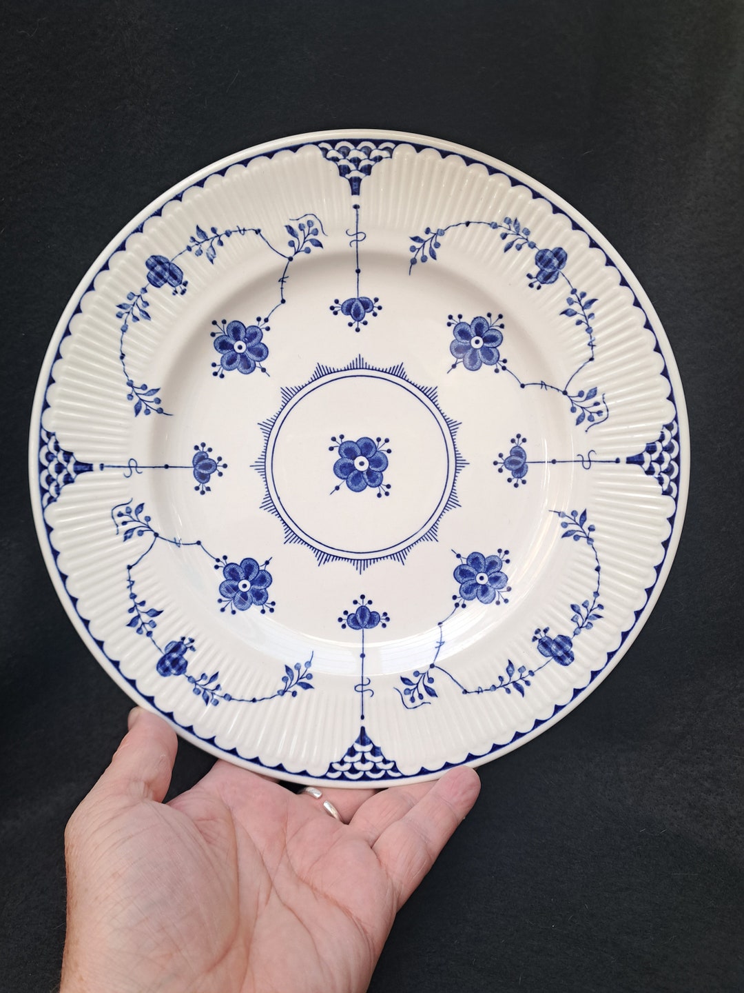 Vintage Mason's Blue Denmark Pattern Single Dinner Plate. English ...