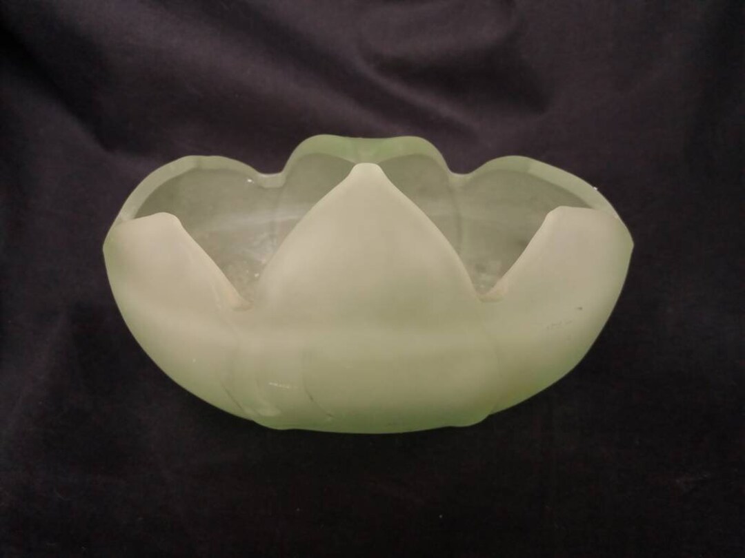 Vintage Bagley Glass TULIP Posy Bowl. 1950s. Pattern Number 3169. Glass ...