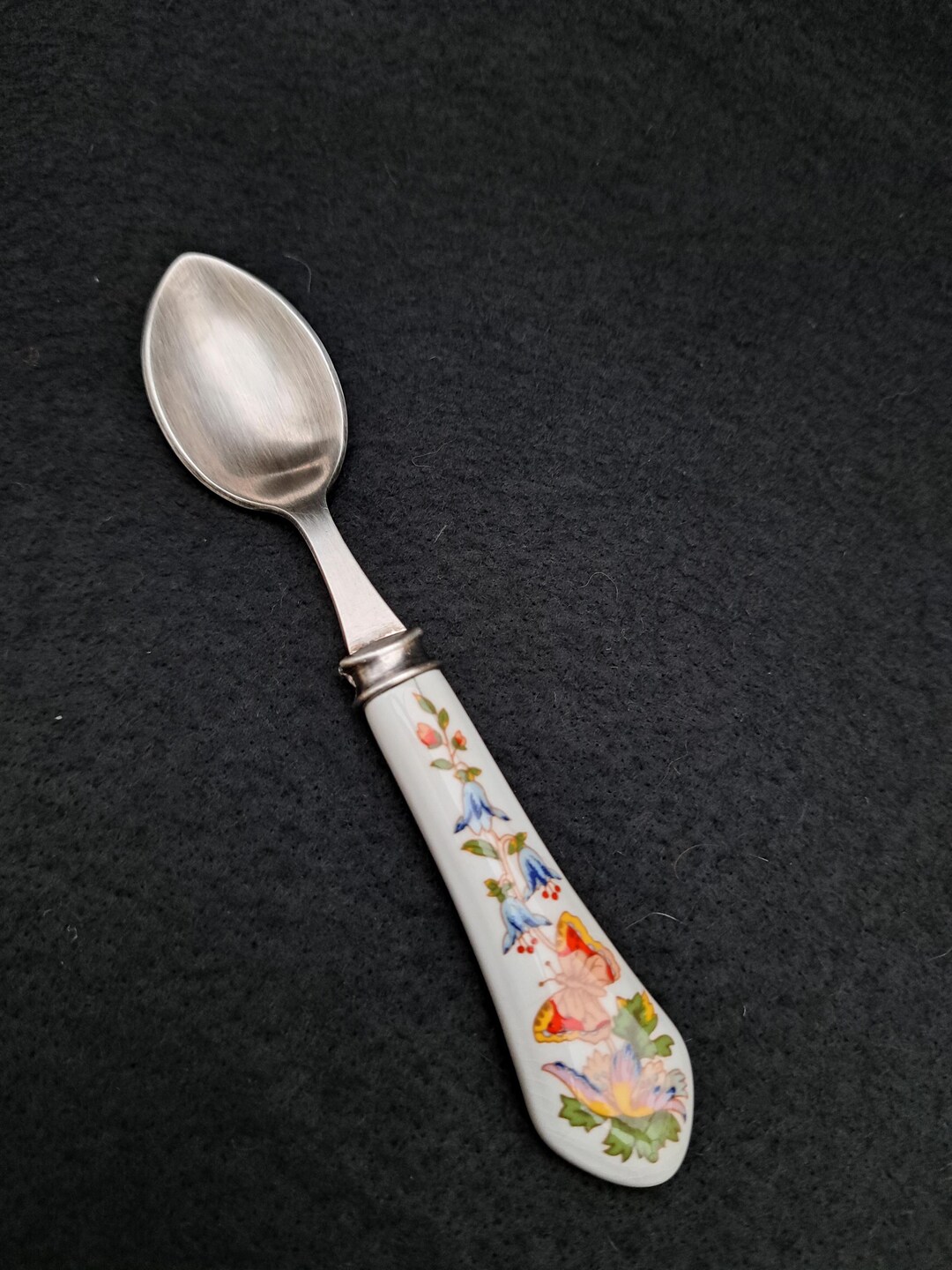 Vintage Aynsley China Spoon. Tea Spoon or Jam Spoon. 1980s Cottage ...