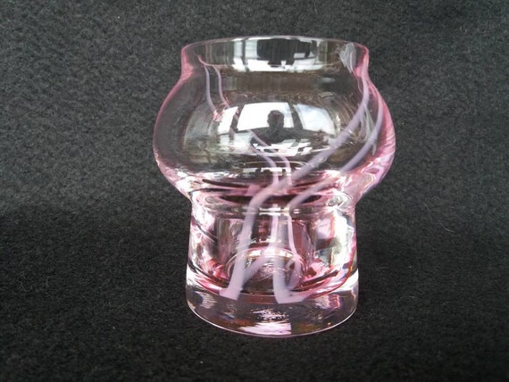 Vintage Caithness Crystal Glass 'Lynn' flamenco style | Etsy