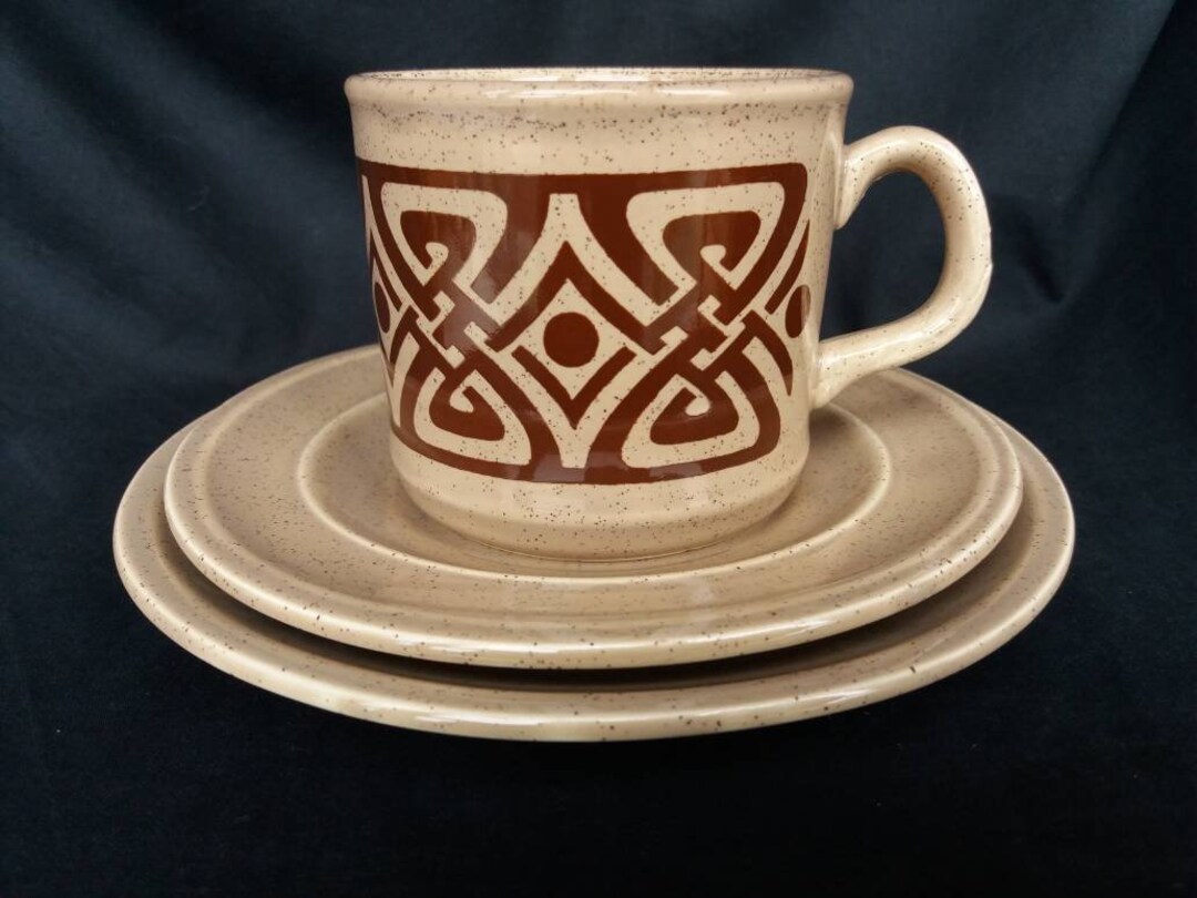 Vintage Tams Trio With Celtic Knotwork Pattern Motif. 1970s - Etsy