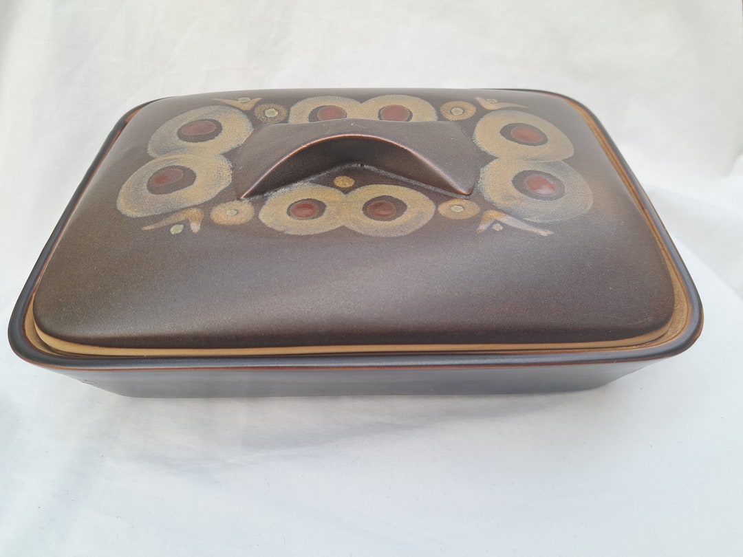 Vintage Denby 'arabesque' Pottery Oven Serving Dish. Gorgeous 1970s ...