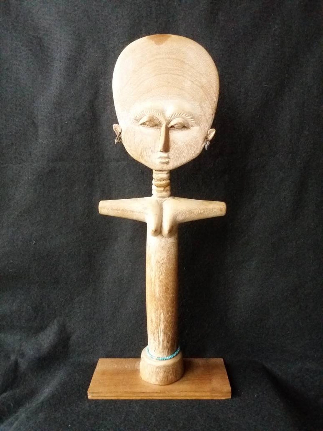 Akan Akua'ba Doll. Ghana Ashanti Asante Fertility Doll. African Tribal ...