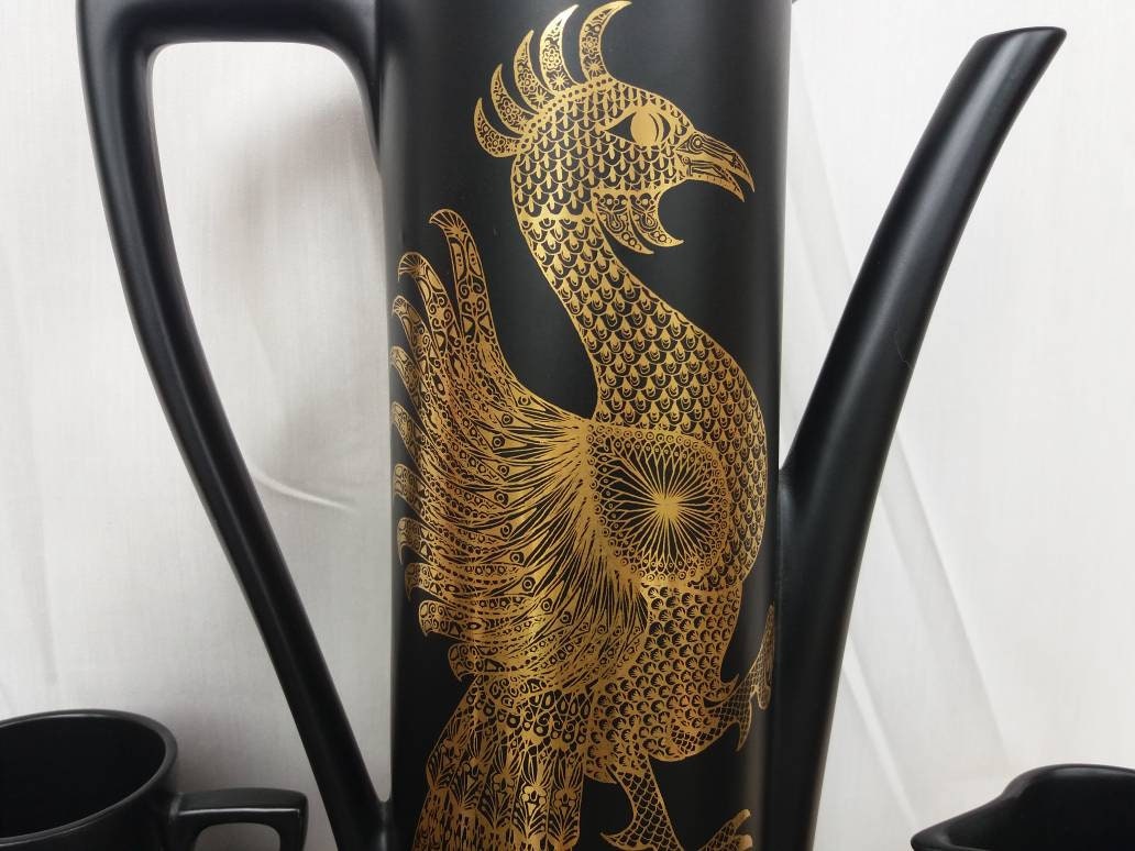 Vintage Portmeirion PHOENIX coffee service. John Cuffley. | Etsy
