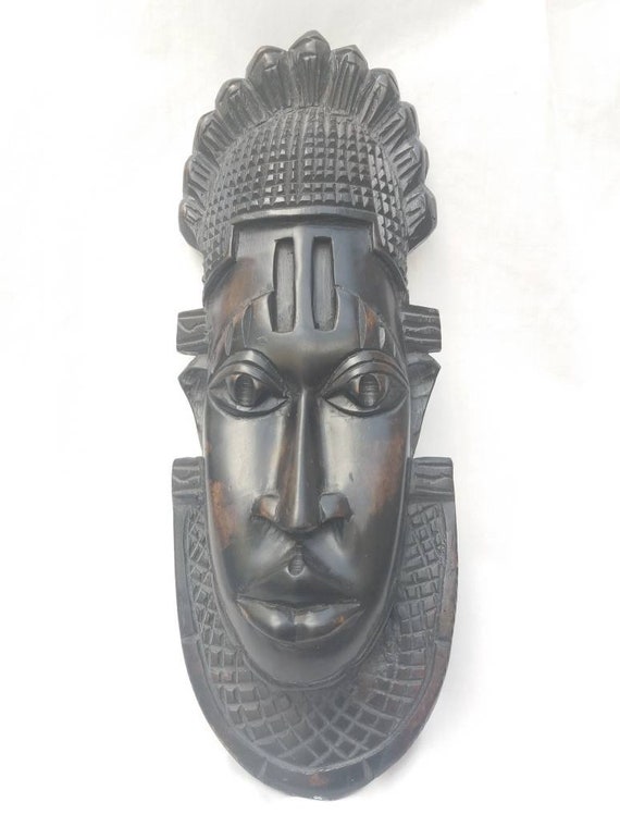 Vintage Carved Wooden Mask. Benin Mask. African Art. West - Etsy UK