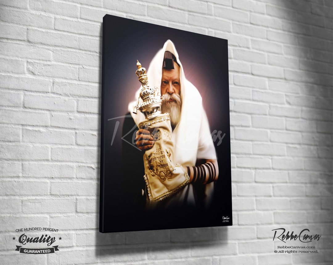 Beautiful Jewish Portrait - TORAH - Original Digital Painting Print on ...