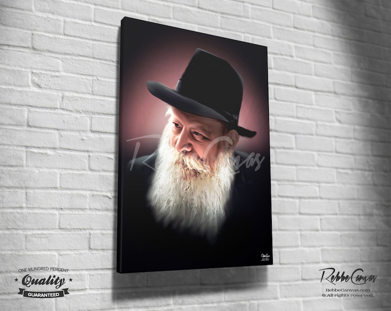 Beautiful Jewish Rabbi Portrait - BLESSING - Original Digital Painting ...