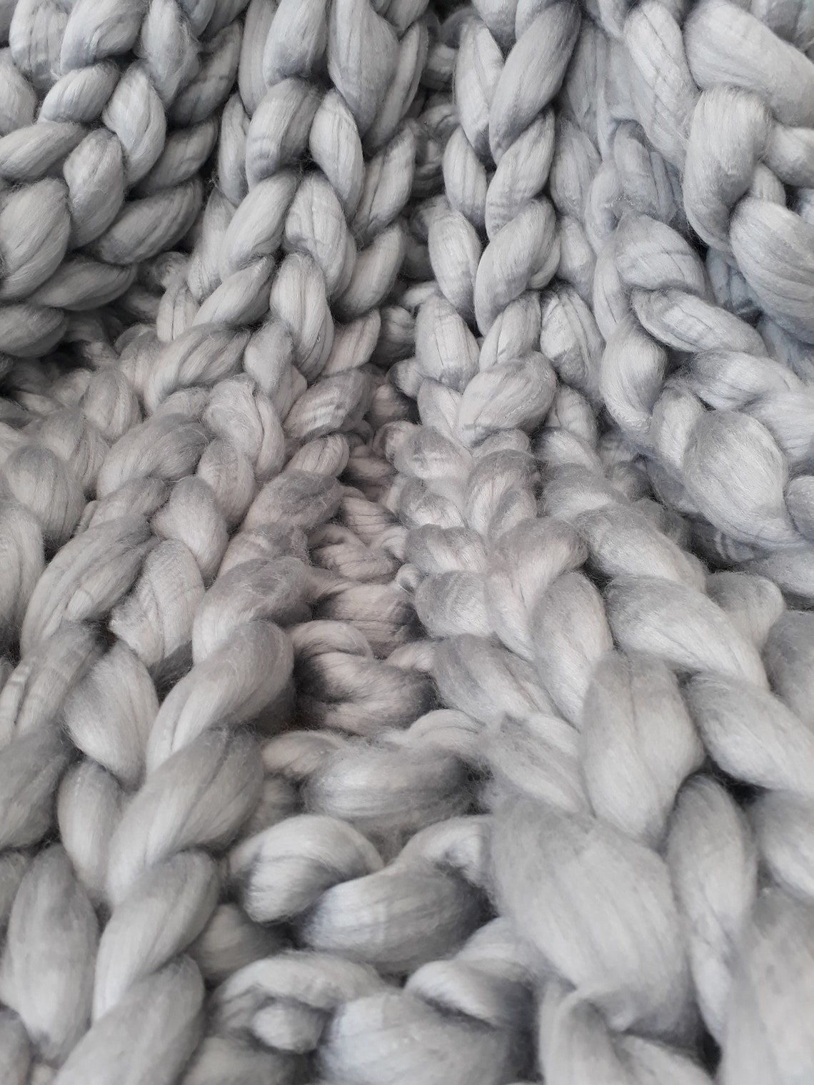 Chunky Knit Ribbed Pattern Blanket Various Colours Hand Made - Etsy UK