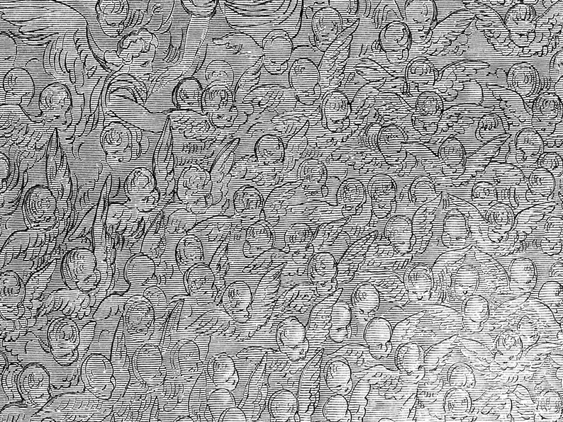 Divine Comedy Gustave Doré Printable, Digital Download, Vintage Black ...