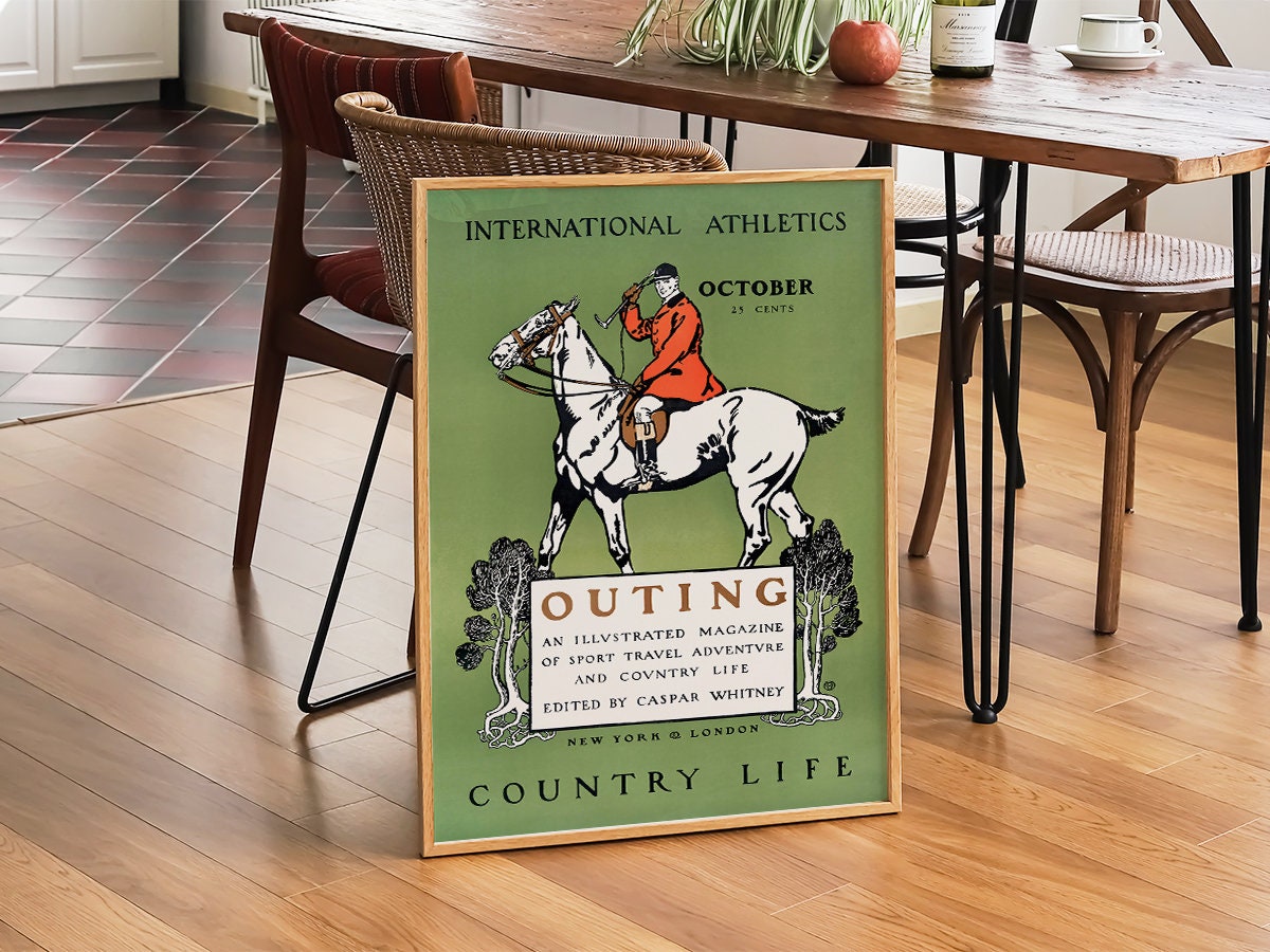 Horse Riding Poster Printable, Digital Download, Classic Equestrian ...