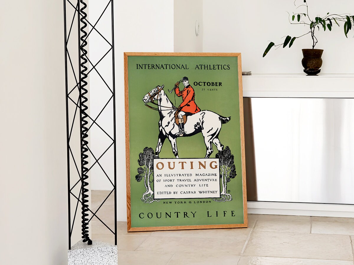 Horse Riding Poster Printable, Digital Download, Classic Equestrian ...
