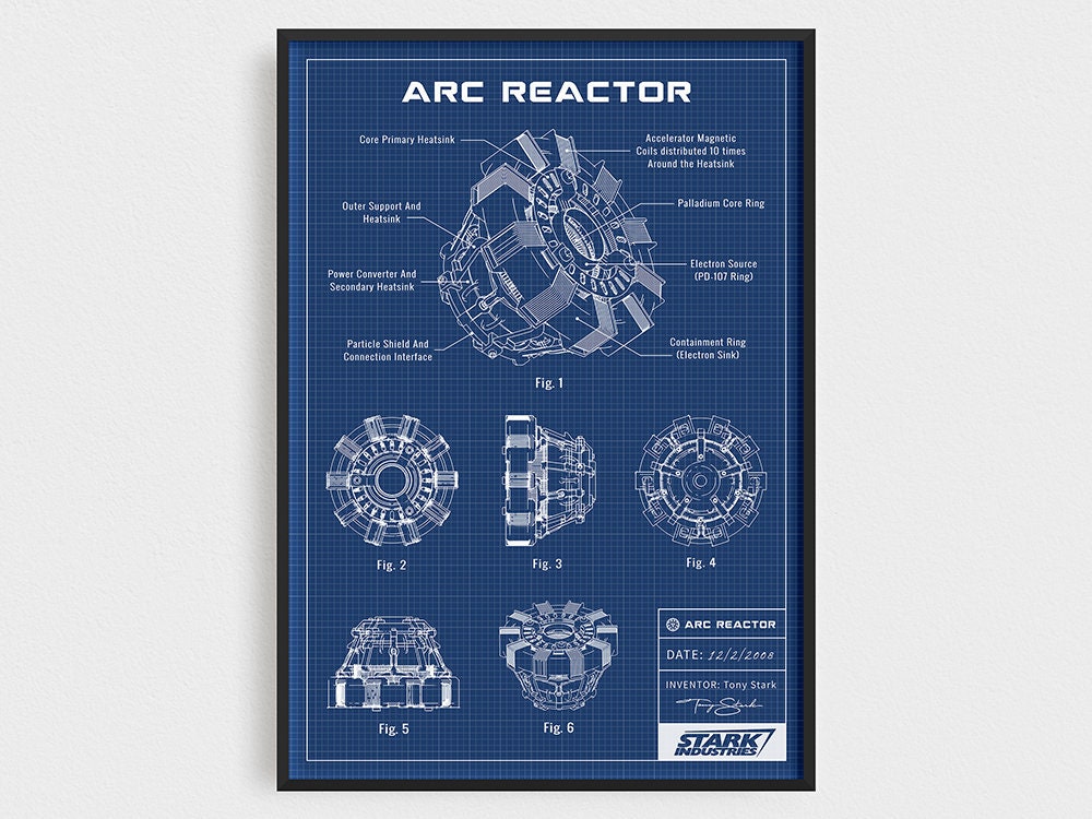 Iron Man Arc Reactor Diagram Iron Man's Arc Reactor Tinkercad