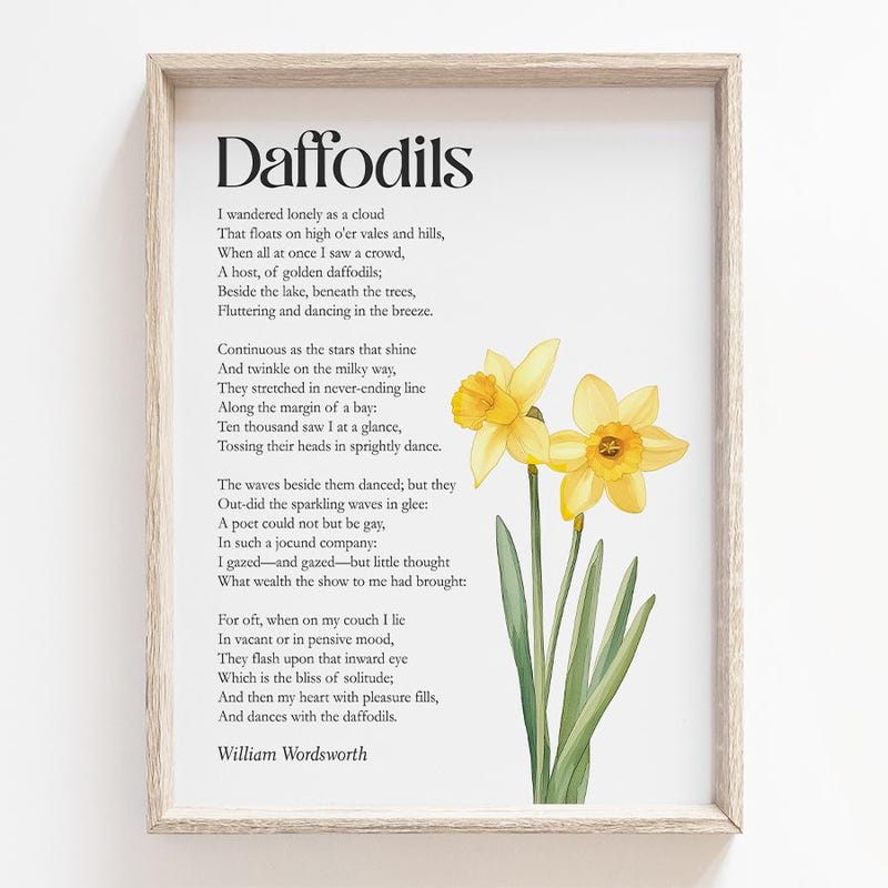 William Wordsworth - Etsy UK