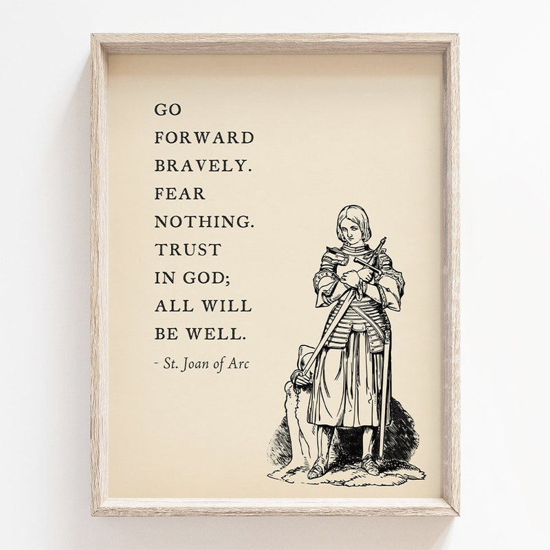 Vintage Joan of Arc Decor - Etsy UK