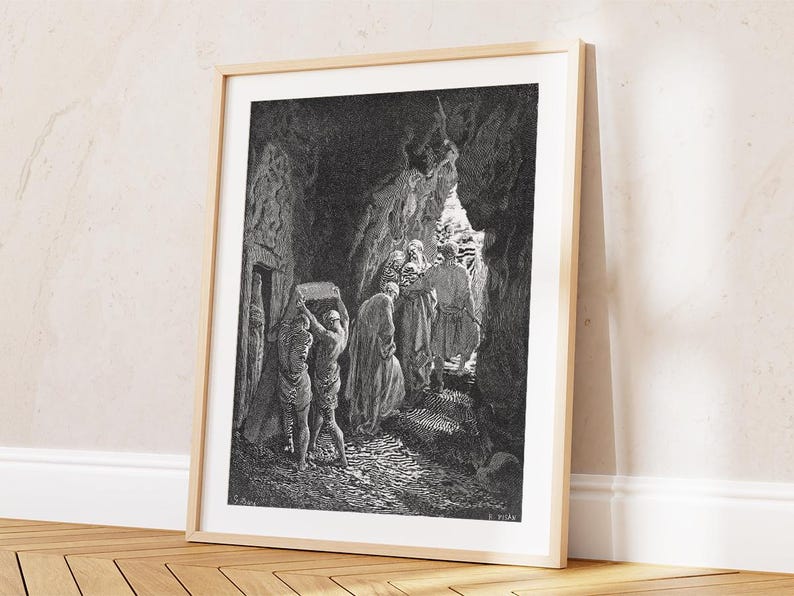 Gustave Doré the Burial of Abraham's Wife Sarah Printable, Digital ...