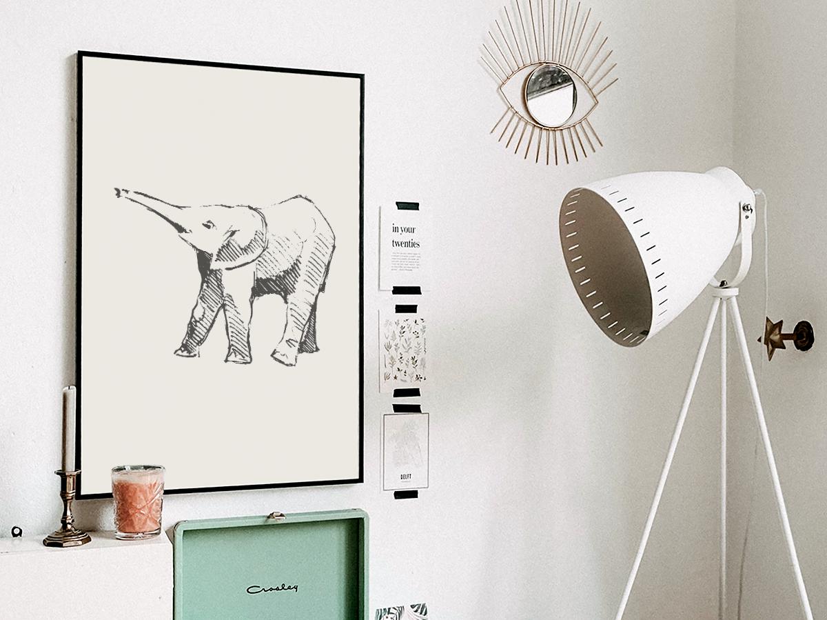 Elephant Vintage Printable, Digital Download, Classic Drawing, Antique ...