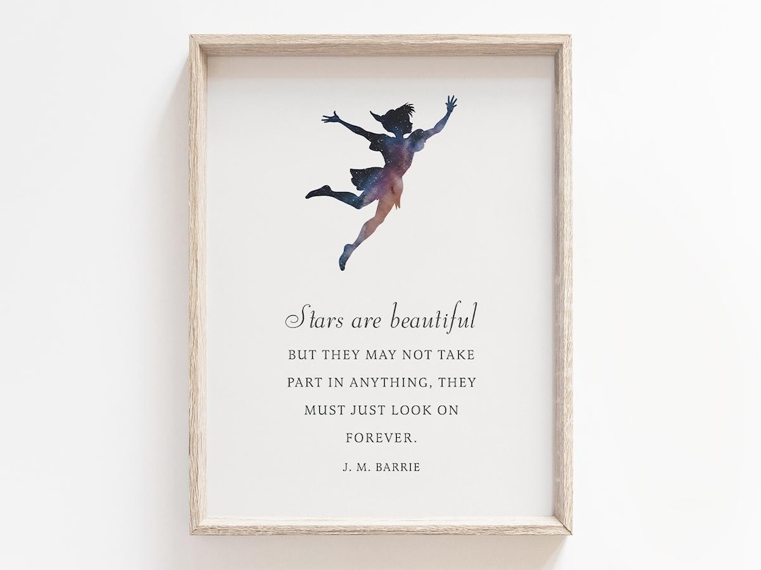 Stars Are Beautiful Quote Peter Pan Printable, Digital Download ...