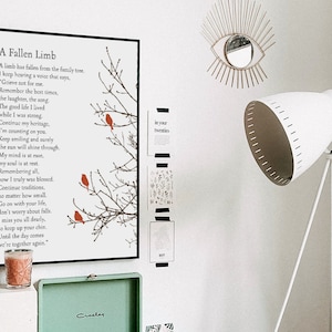 A Fallen Limb Poem Printable, Christian Print, Digital Download ...