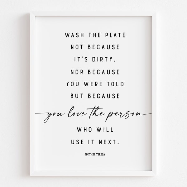 Wash the Plate - Etsy