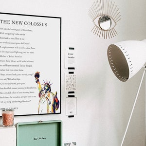 The New Colossus Poem - Emma Lazarus Printable, Digital Download ...