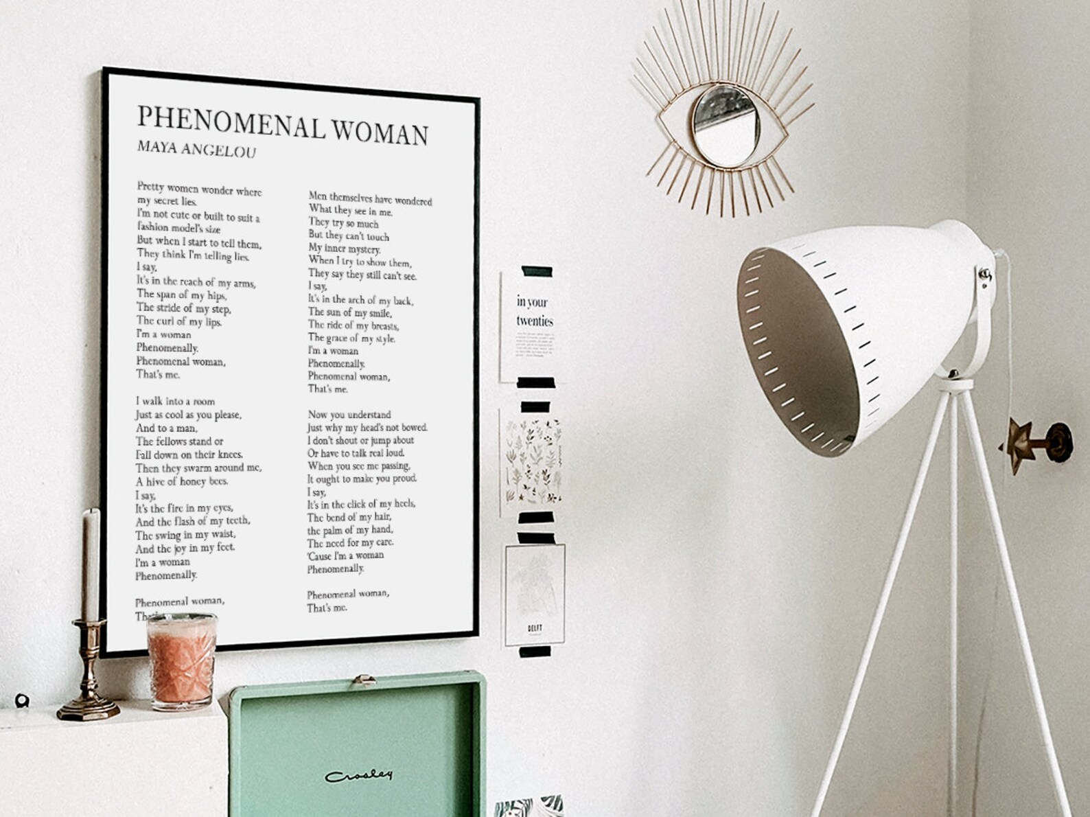 Phenomenal Woman Poem by Maya Angelou Printable, Female Empowerment ...
