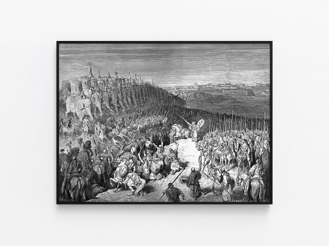 Gustave Doré Judas Maccabeus Before the Army of Nicanor Printable ...