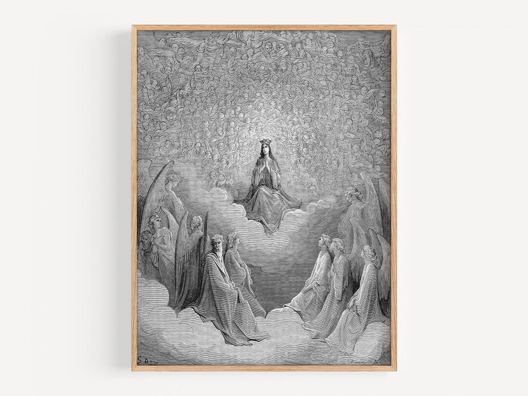 Divine Comedy Gustave Doré Printable, Digital Download, Vintage Black ...