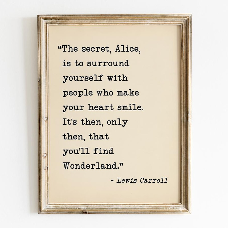 Alice in Wonderland Poster - Etsy