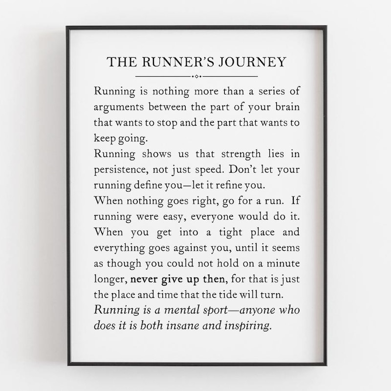 Running Quotes - Etsy