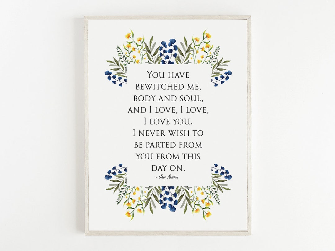 Pride and Prejudice - You Have Bewitched Me Body and Soul - Mr Darcy ...