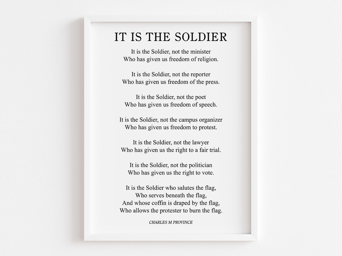 Printable Soldier Poems The Soldier | The Poetry Foundation