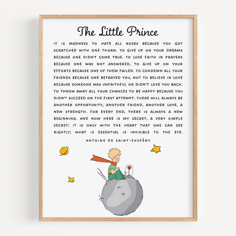 Little Prince Poster - Etsy