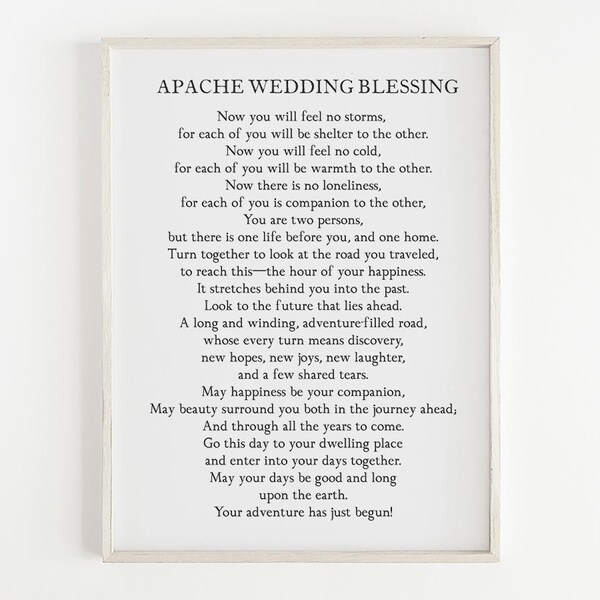Apache Blessing - Etsy