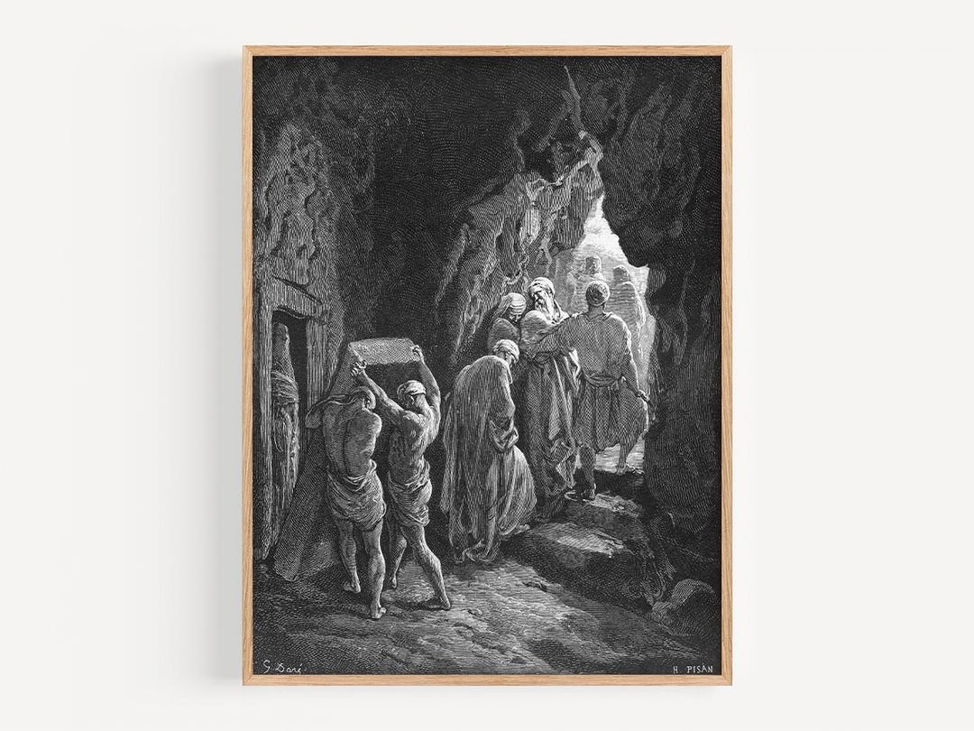 Gustave Doré the Burial of Abraham's Wife Sarah Printable, Digital ...