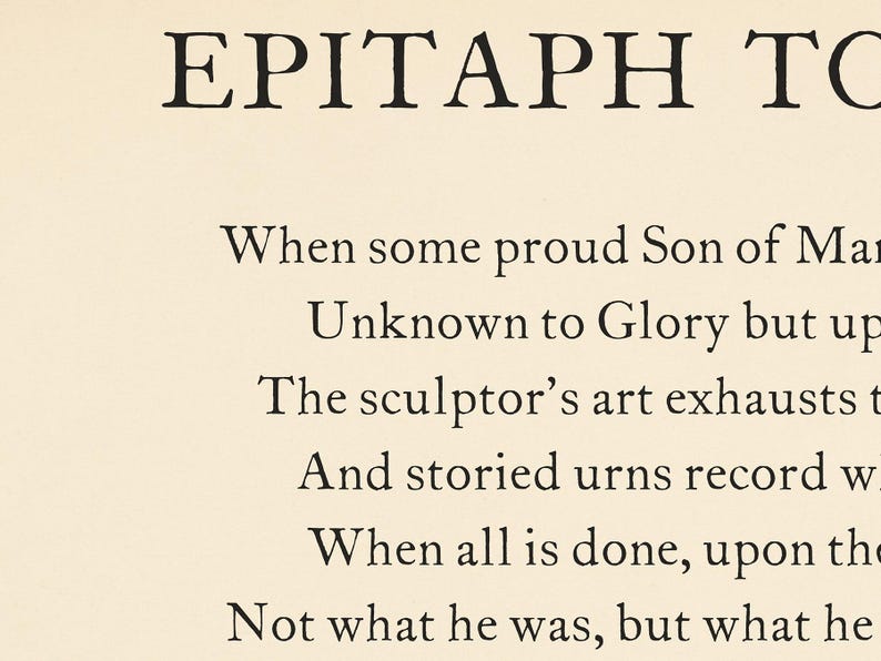 Epitaph to A Dog Poem by Lord Byron Printable, Digital Download, My ...