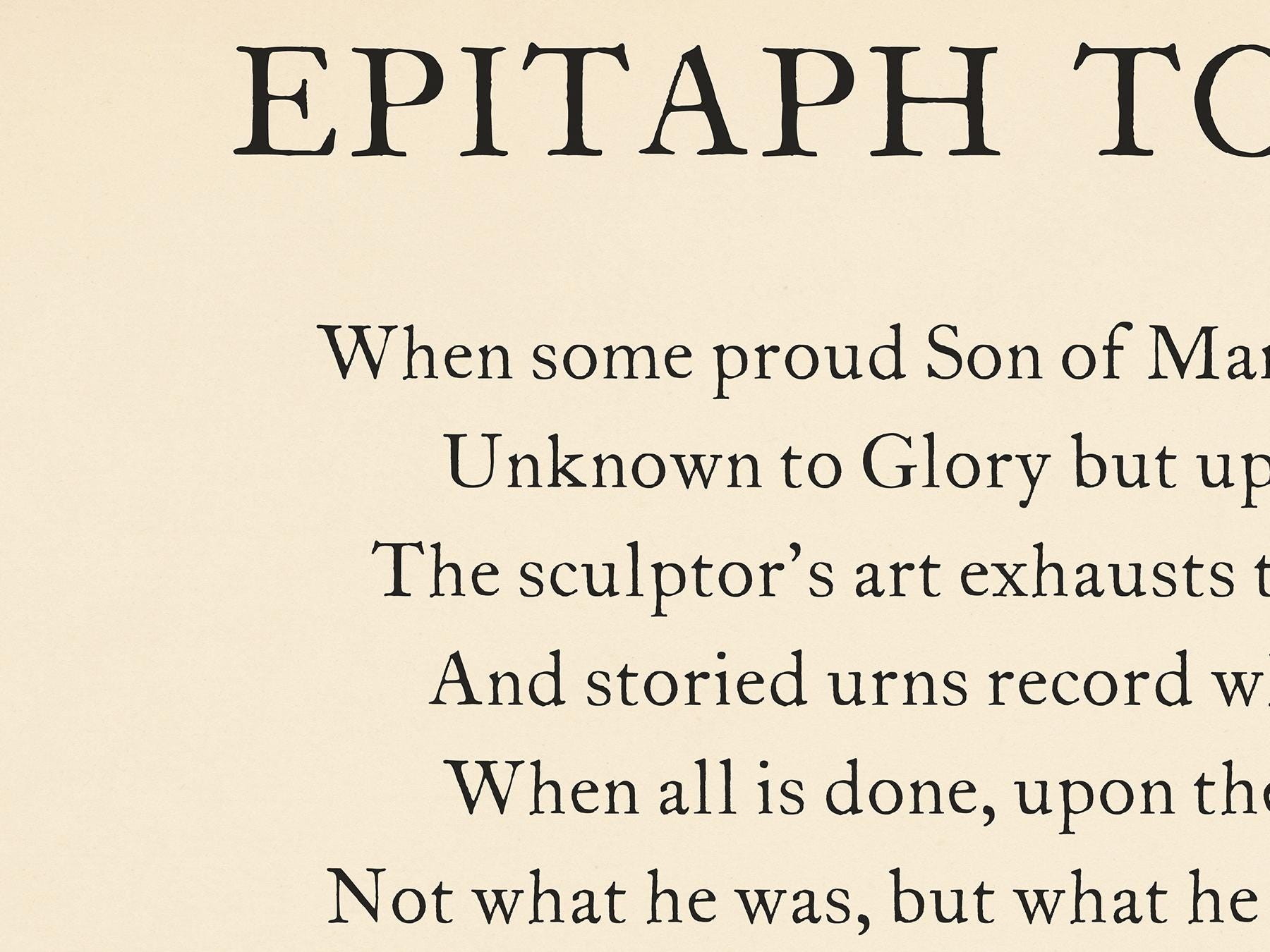 Epitaph to A Dog Poem by Lord Byron Printable, Digital Download, My ...