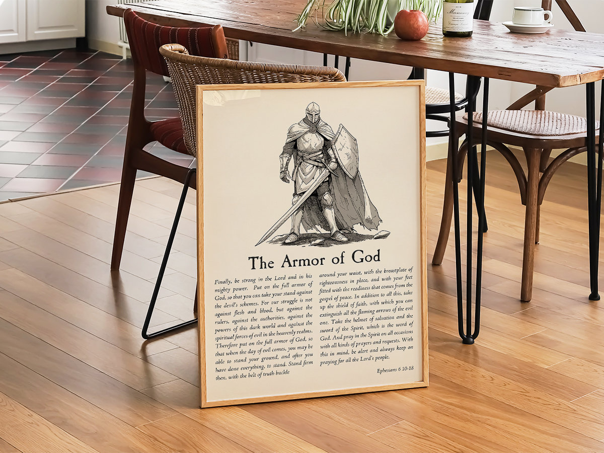 The Armor of God Ephesians 6 10-18 Bible Verse Printable, Scripture ...
