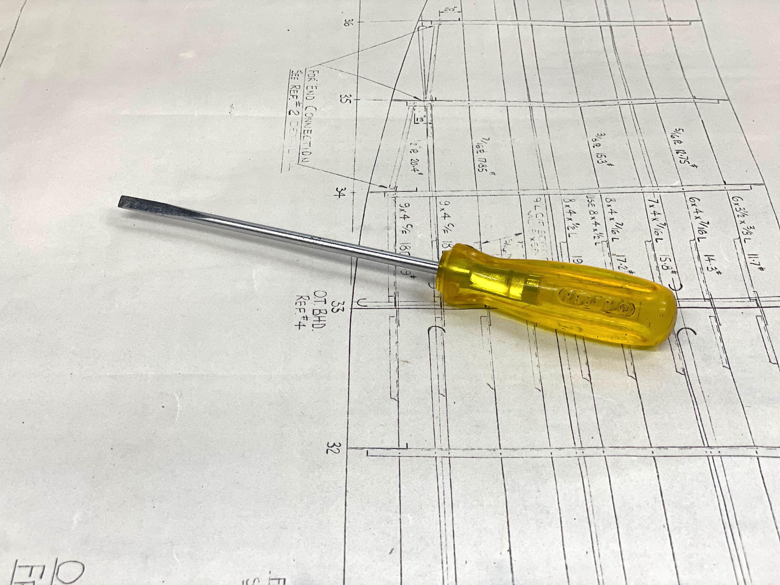 PROTO *USA* Flat Head Screwdriver - Etsy