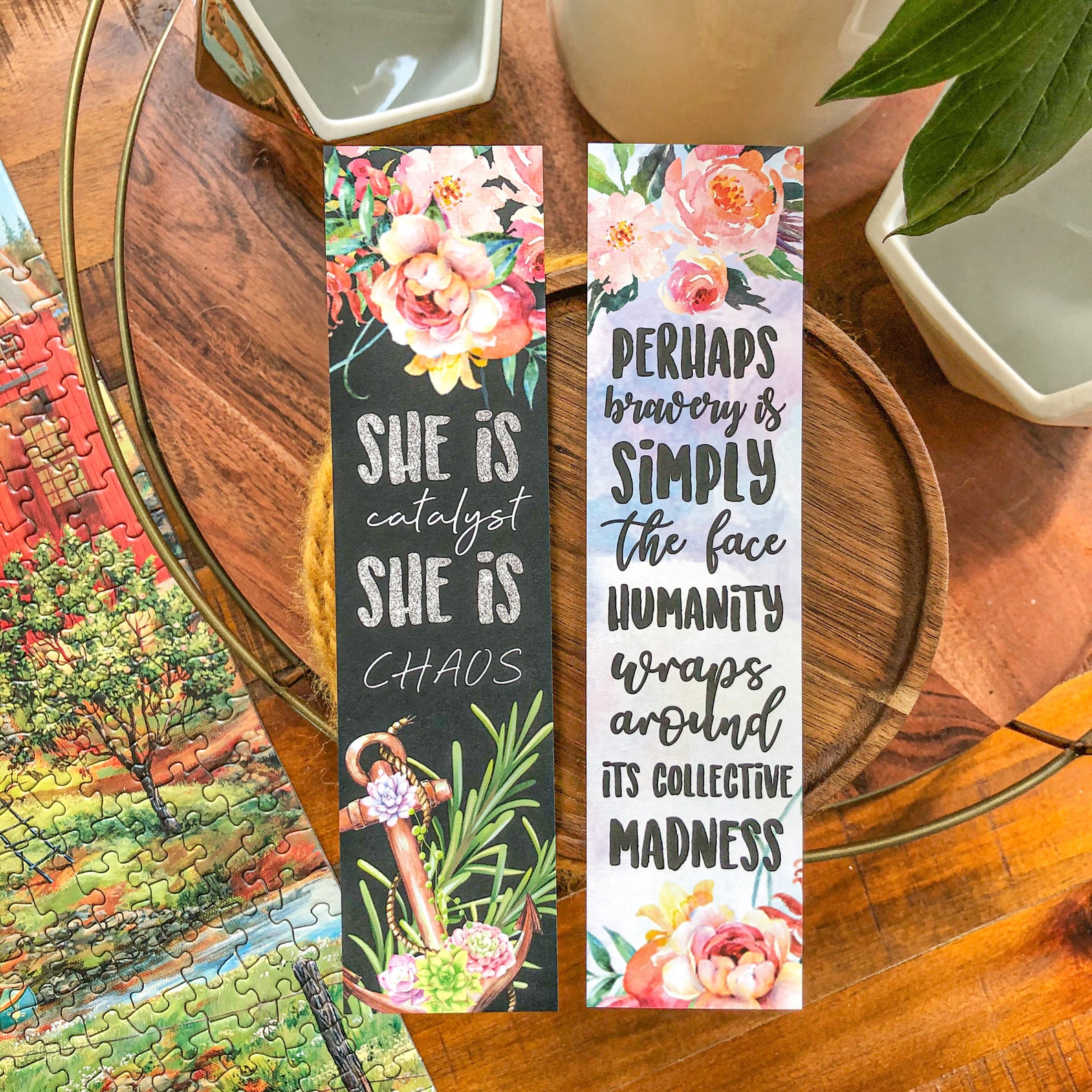 Bookish Bookmark Bookish. Bookish Gifts. Bookmark. Bookish | Etsy