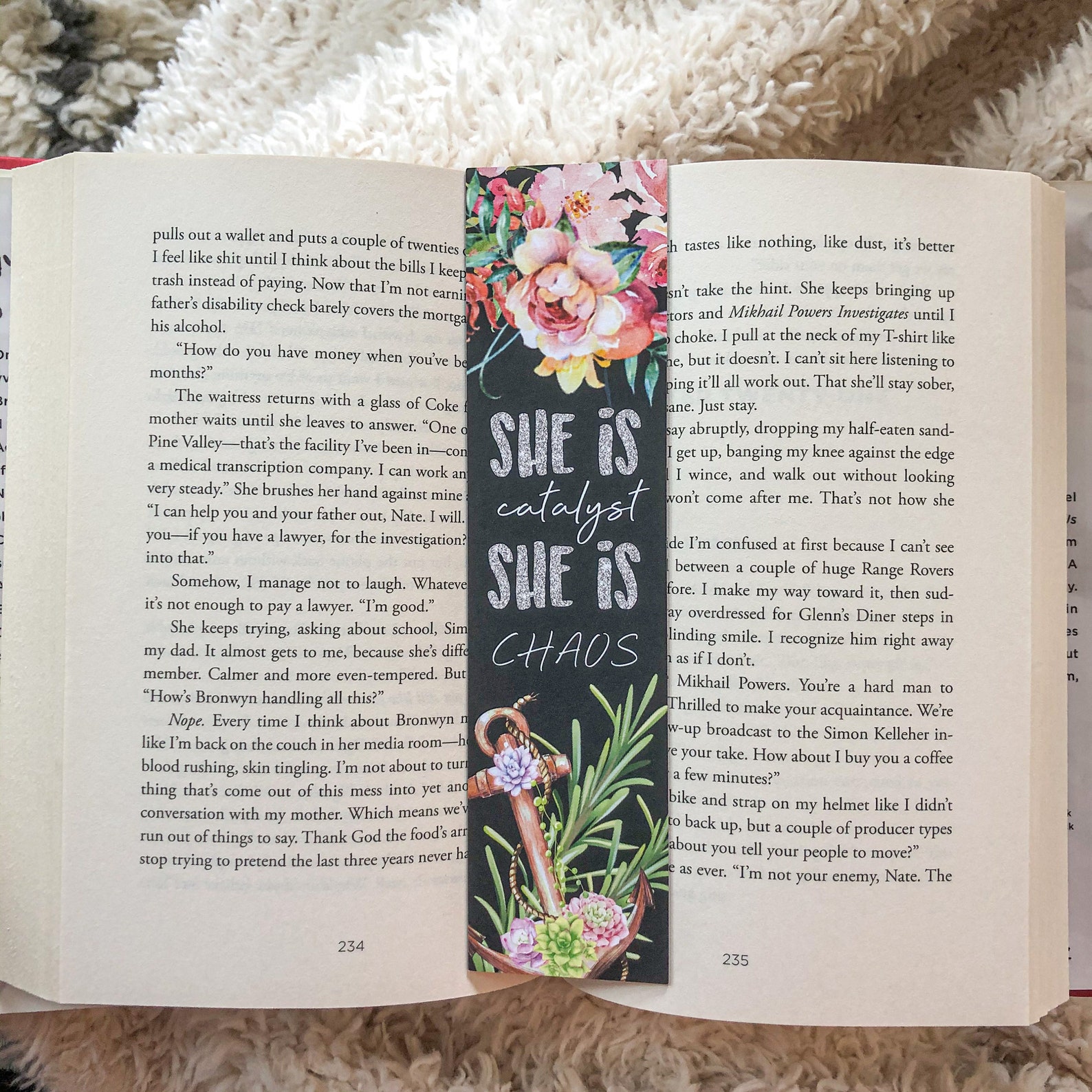 Bookish Bookmark | Bookish. Bookish Gifts. Bookmark. Bookish Merch ...