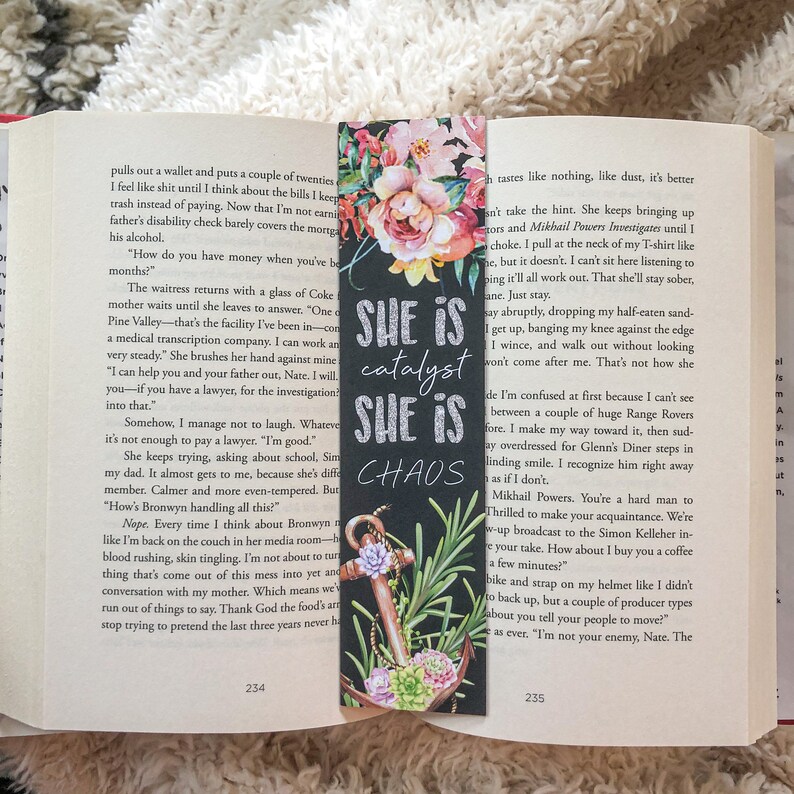 Bookish Bookmark Bookish. Bookish Gifts. Bookmark. Bookish - Etsy