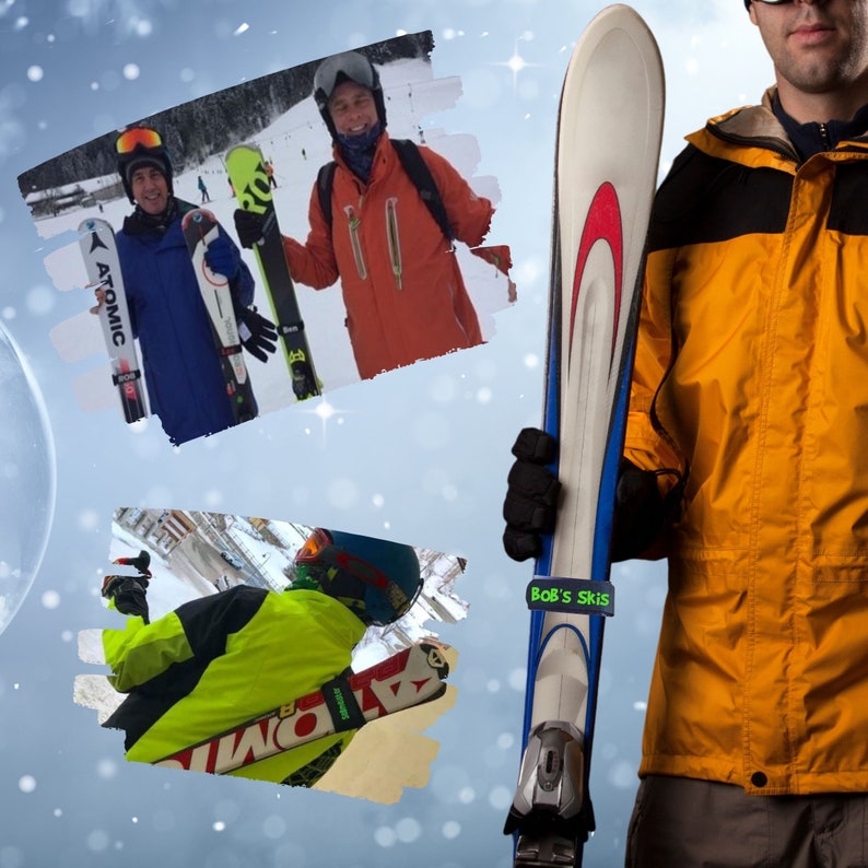 Pair of Personalised Ski Ties Custom Printed Ski Ties Unique - Etsy UK