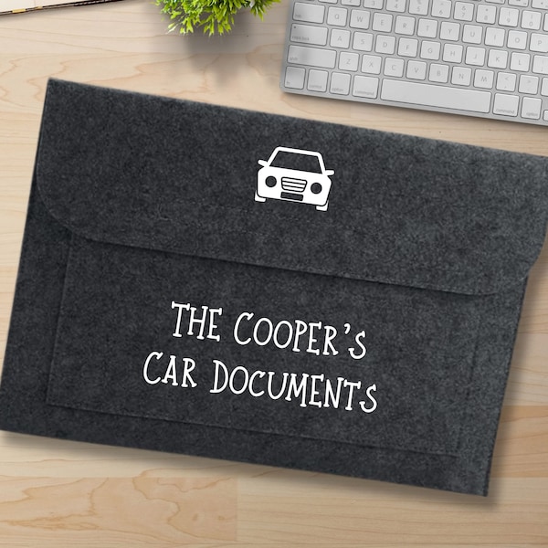 Car Document Holder - Etsy UK